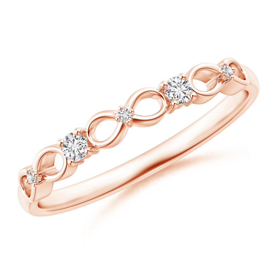 diamond infinity ring lab grown